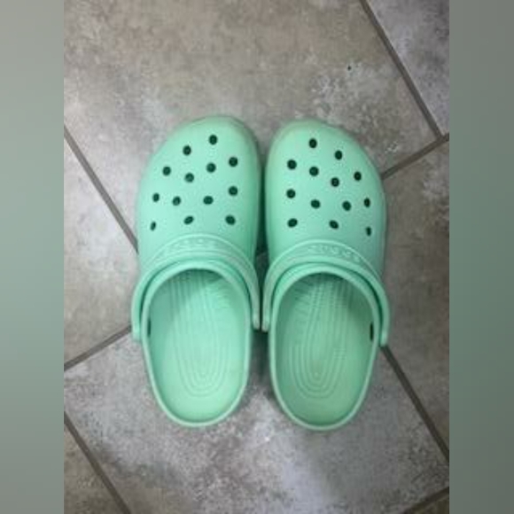 CROCS | Shoes | Sale Mint Green Crocs Size 7m9w | Poshmark
